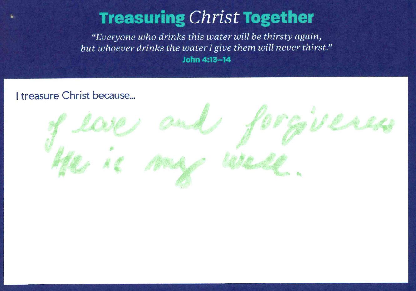 Treasuring Christ - Saint James